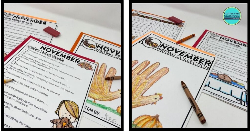 November Writing Prompts for Elementary Students in 2024 - Teaching ...