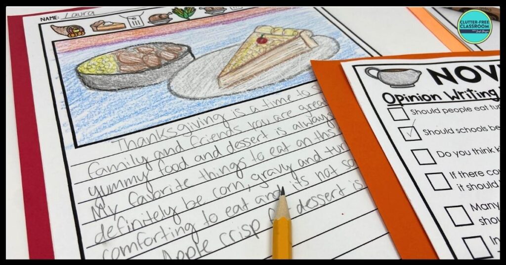 November Writing Prompts for Elementary Students in 2025 - Teaching ...