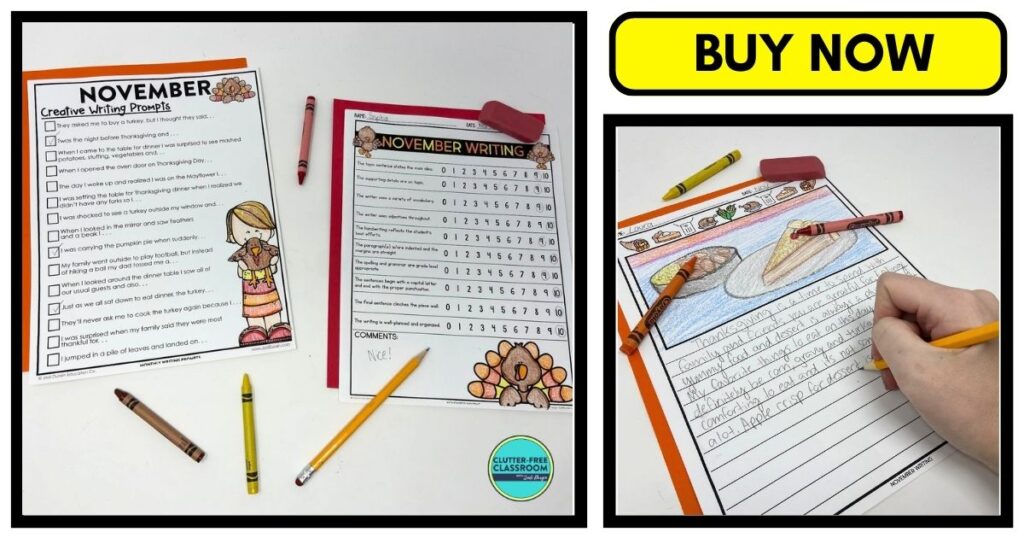 November Writing Prompts for Elementary Students in 2024 - Teaching ...