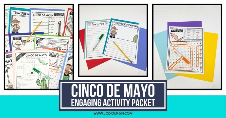 Cinco de Mayo Worksheets for Elementary Students in 2025 - Teaching ...