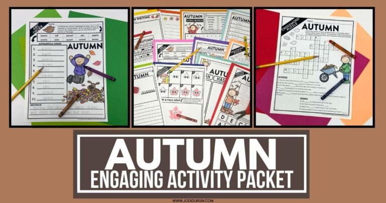 Fall Activity Pages for Elementary Students in 2026 - Teaching with ...