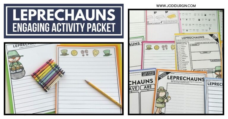 Leprechaun Worksheets for Elementary Students in 2026 - Teaching with ...