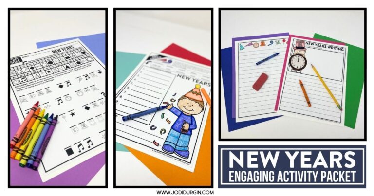 New Years Worksheets for Elementary Students in 2026 - Teaching with ...