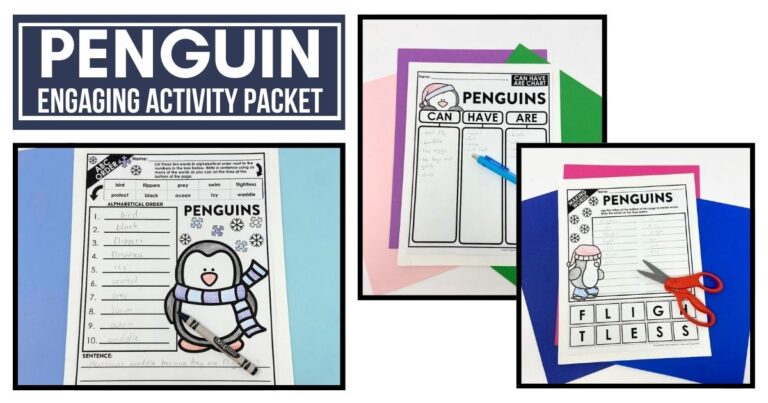 Penguin Worksheets for Elementary Students in 2026 - Teaching with Jodi ...