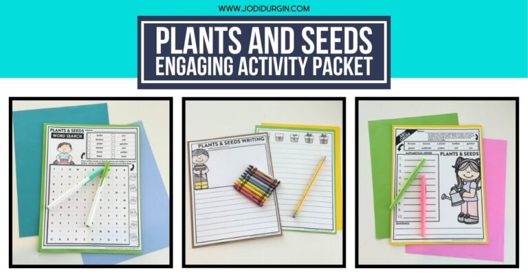 Plant Activity Sheets for Elementary Students in 2026 - Teaching with ...
