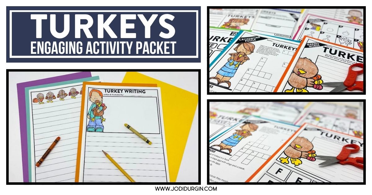 Turkey Worksheets for Elementary Students in 2024 - Teaching with Jodi ...