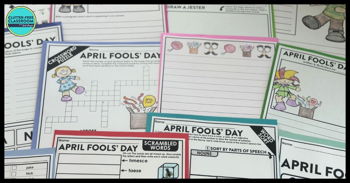 April Fools Day Worksheets for Elementary Students in 2025 - Teaching ...