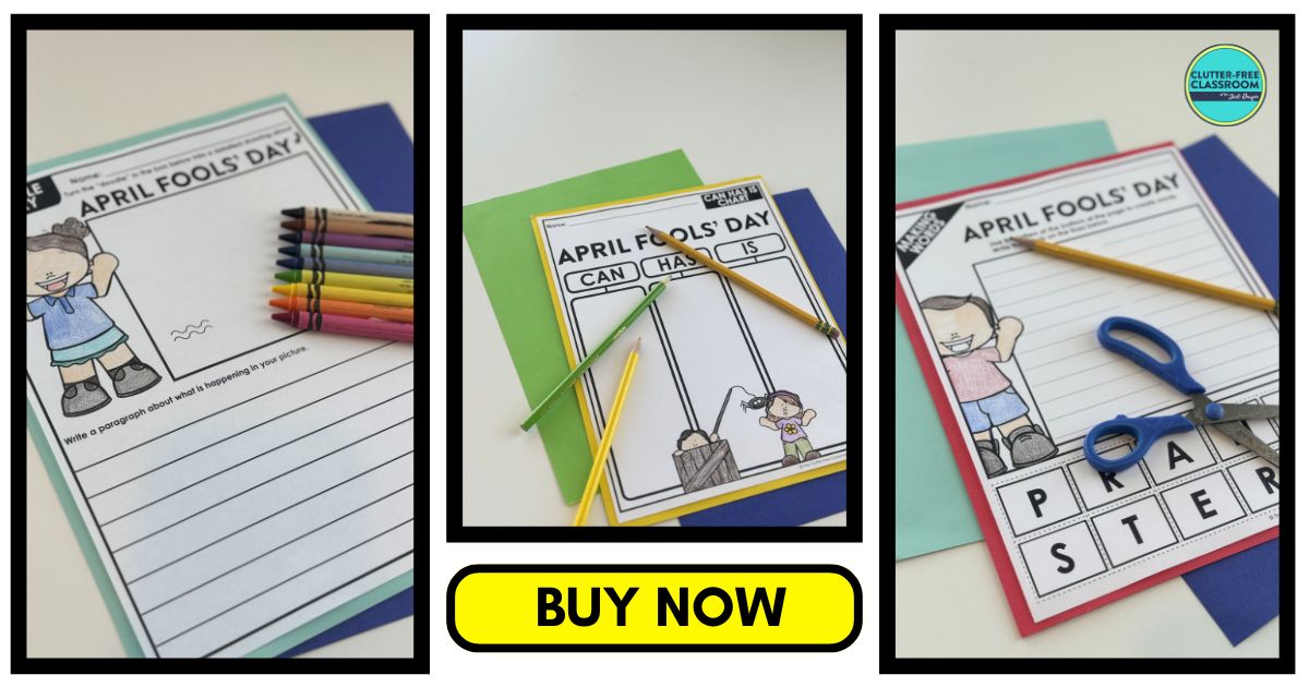 April Fools Day Worksheets for Elementary Students in 2026 - Teaching ...