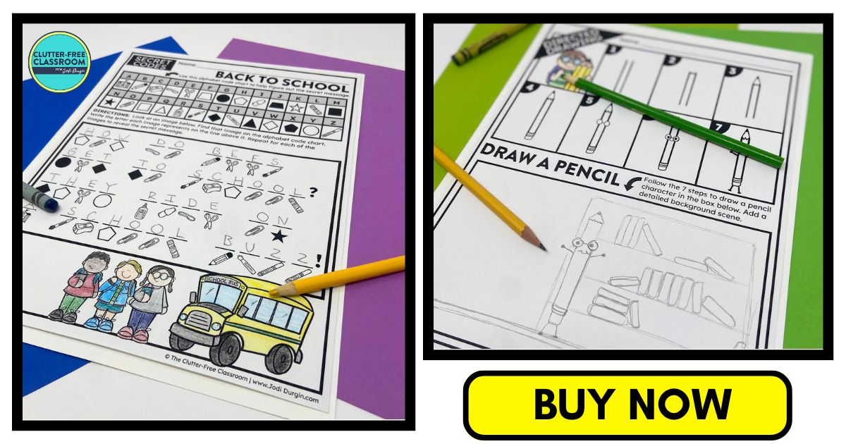 Back to School Themed Activities for Elementary Students in 2025 ...