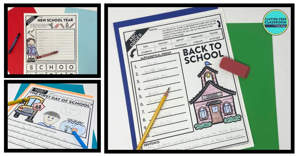 Back to School Themed Activities for Elementary Students in 2025 ...