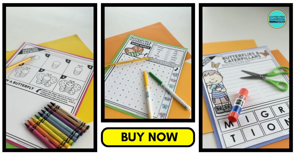 Butterfly Activity Pages for Elementary Students in 2026 - Teaching ...