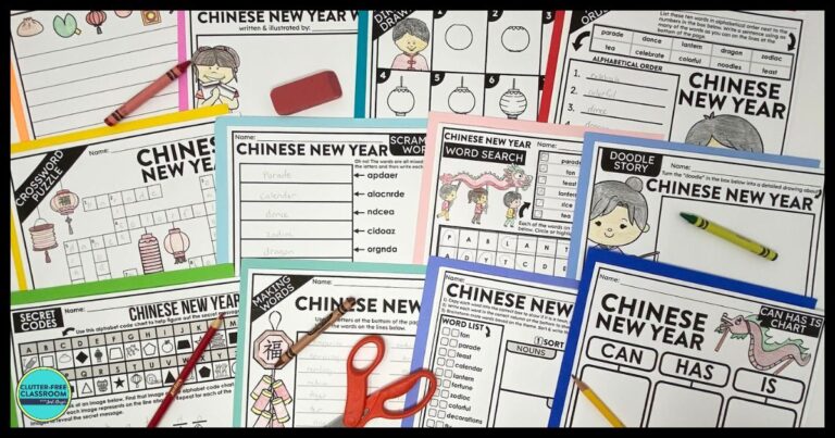 Chinese New Year Worksheets for Elementary Students in 2026 - Teaching ...