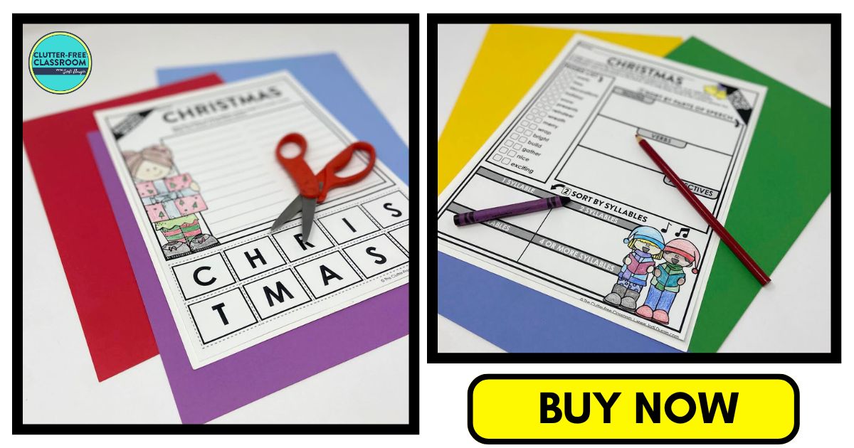 Christmas Activity Pages for Elementary Students in 2024 - Teaching ...