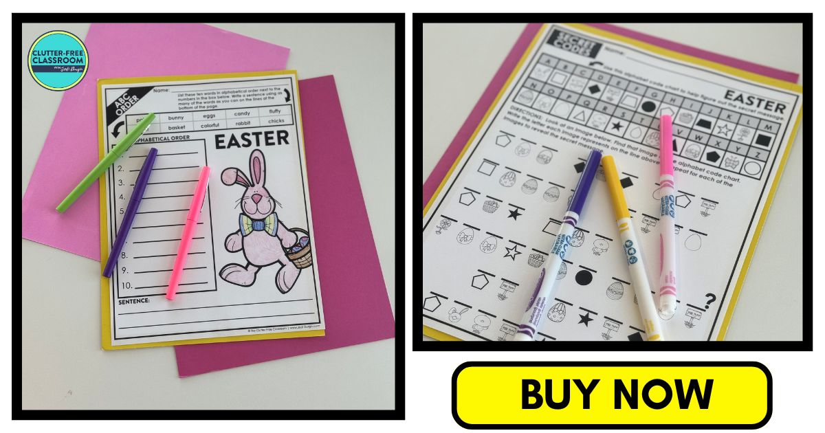 Easter Worksheets for Elementary Students in 2025 - Teaching with Jodi ...