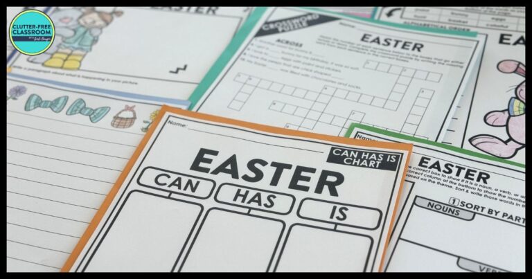 Easter Worksheets for Elementary Students in 2026 - Teaching with Jodi ...