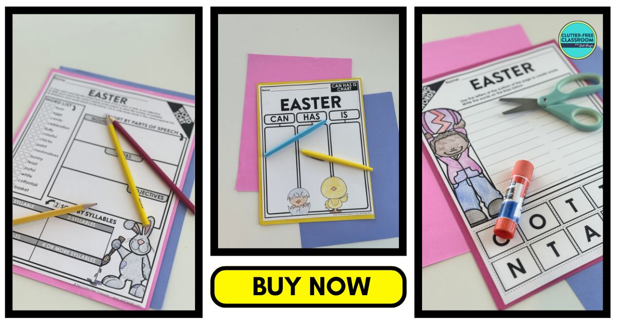 Easter Worksheets for Elementary Students in 2025 - Teaching with Jodi ...
