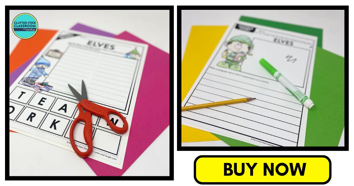 Elf Worksheets for Elementary Students in 2026 - Teaching with Jodi ...