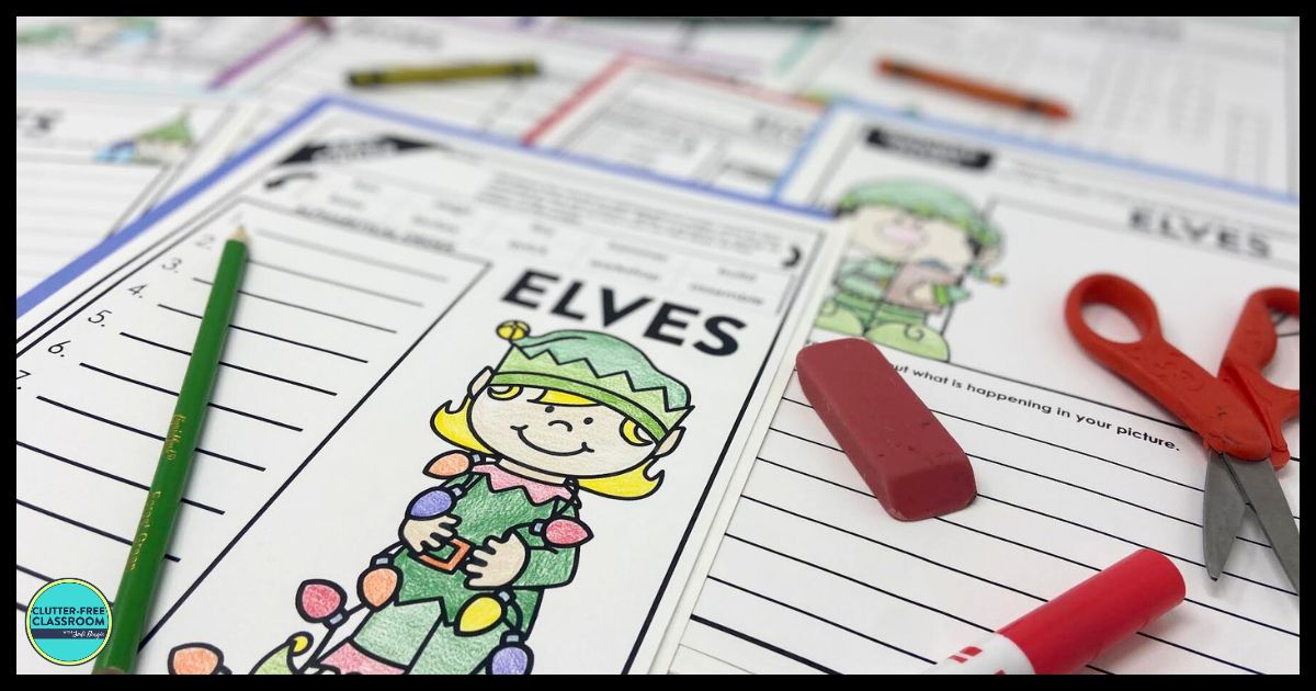 Elf Worksheets for Elementary Students in 2025 - Teaching with Jodi ...