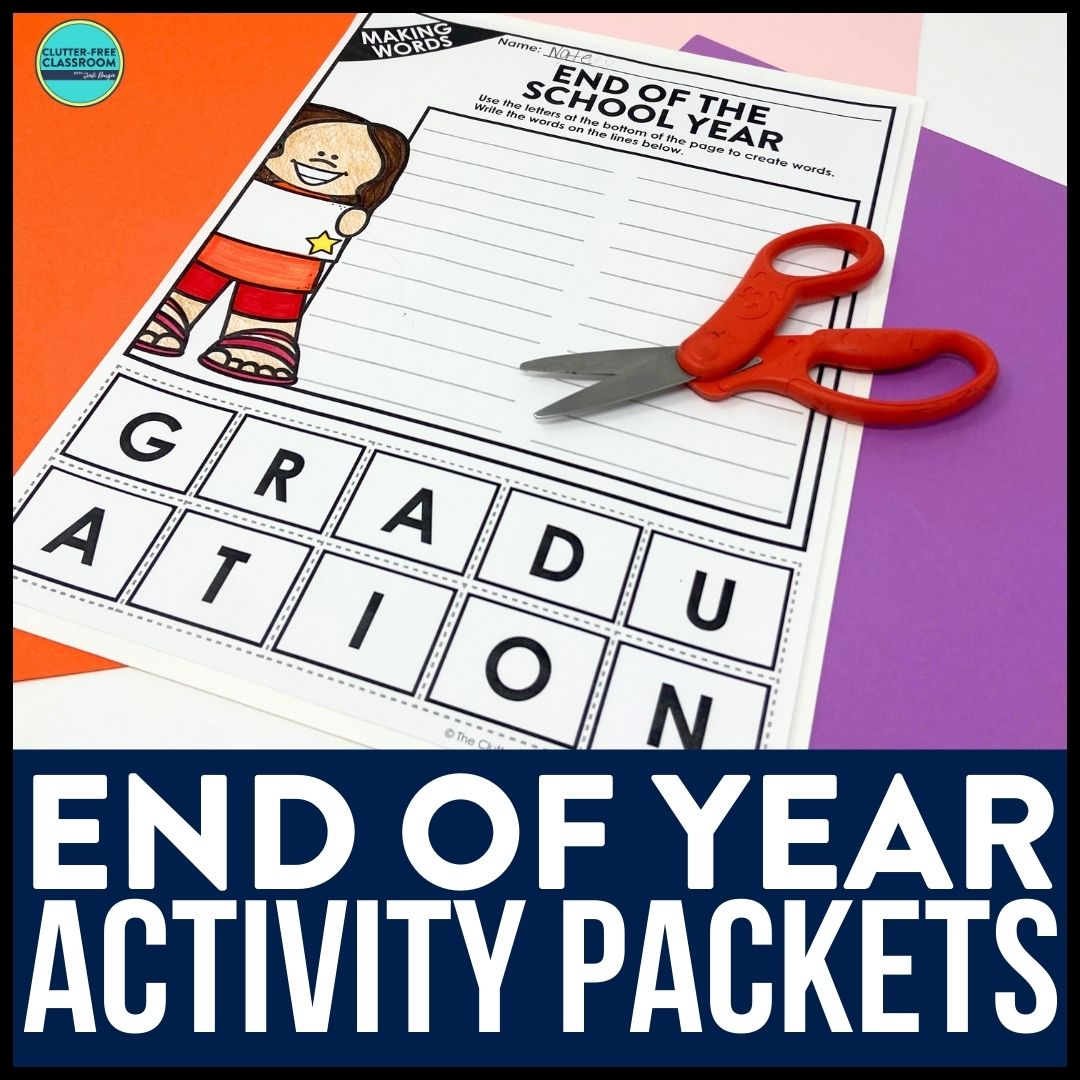End of the Year Worksheets for Elementary Students in 2026 - Teaching ...