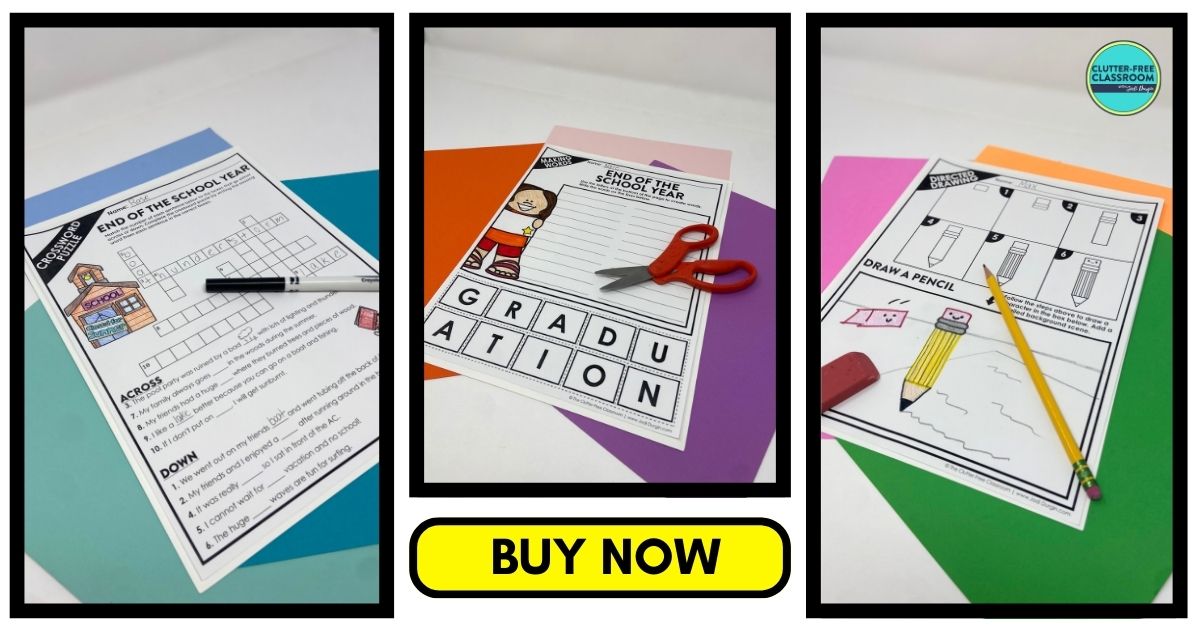 End of the Year Worksheets for Elementary Students in 2026 - Teaching ...