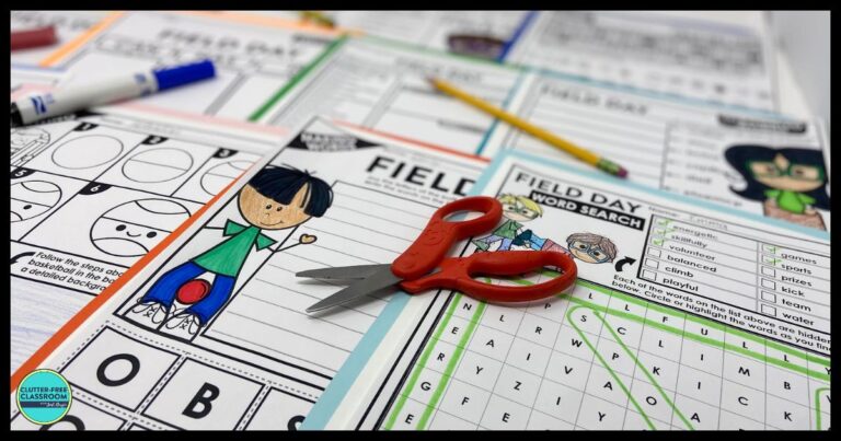 Field Day Worksheets for Elementary Students in 2026 - Teaching with ...
