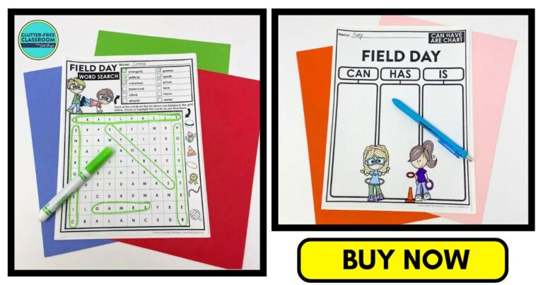 Field Day Worksheets for Elementary Students in 2026 - Teaching with ...