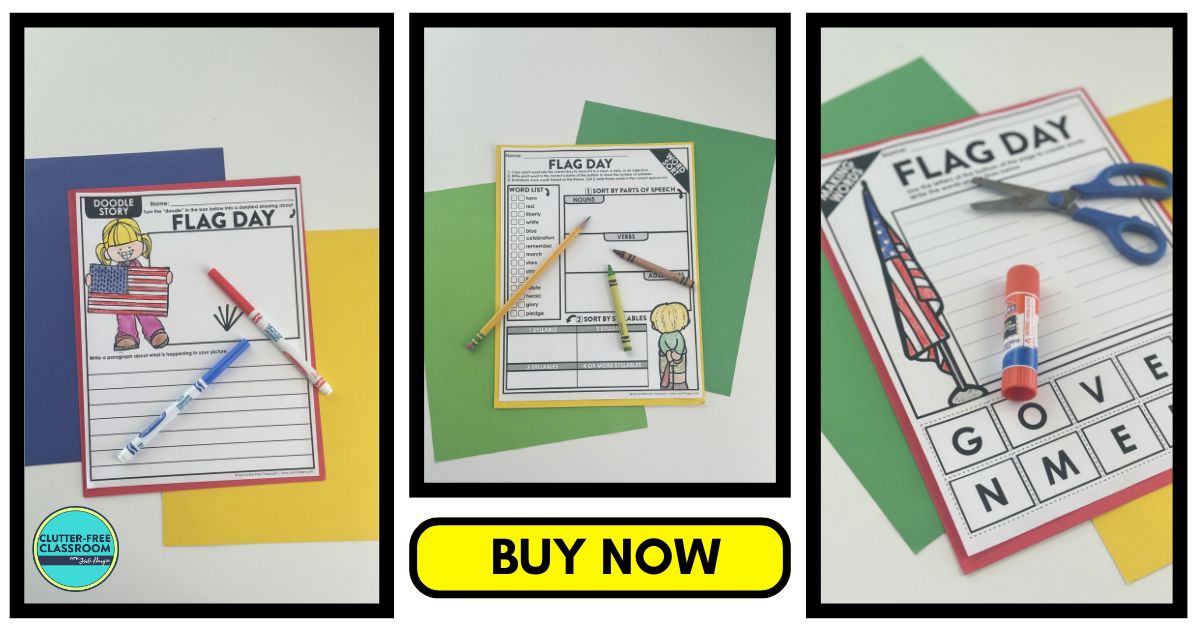 Flag Day Worksheets for Elementary Students in 2026 - Teaching with ...