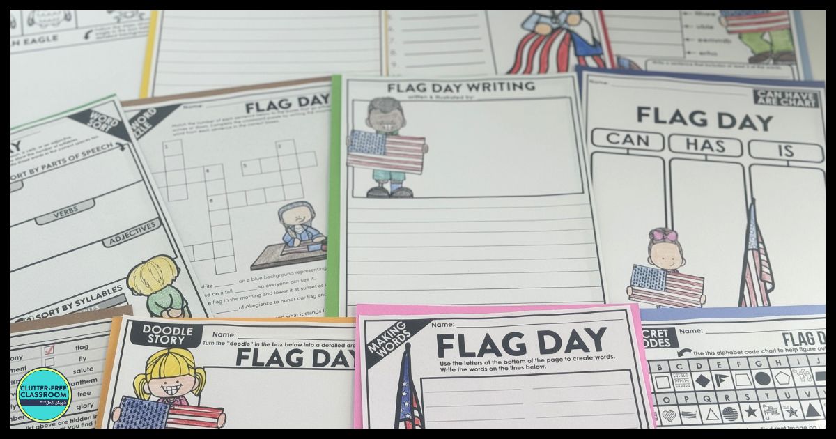 Flag Day Worksheets for Elementary Students in 2026 - Teaching with ...