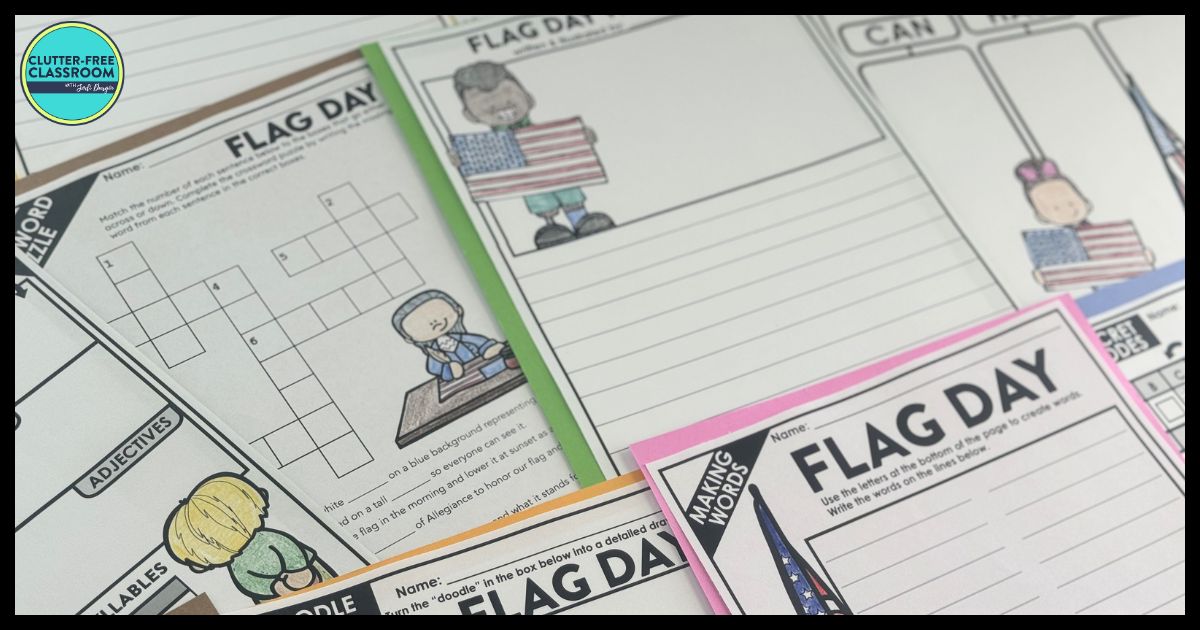 Flag Day Worksheets for Elementary Students in 2026 - Teaching with ...