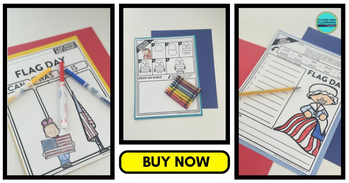 Flag Day Worksheets for Elementary Students in 2026 - Teaching with ...