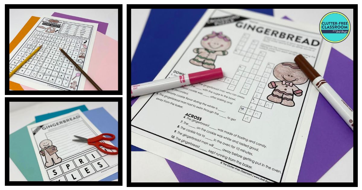 Gingerbread Man Worksheets for Elementary Students in 2025 - Teaching ...