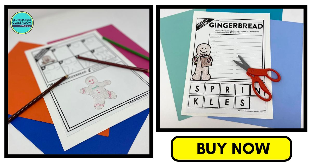 Gingerbread Man Worksheets for Elementary Students in 2025 - Teaching ...