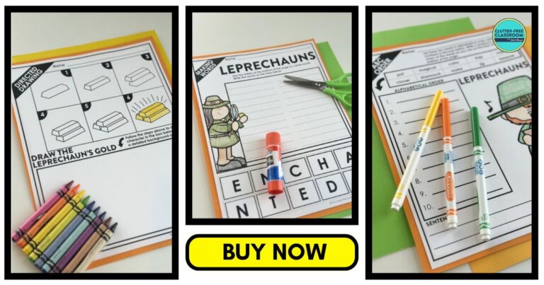 Leprechaun Worksheets for Elementary Students in 2026 - Teaching with ...