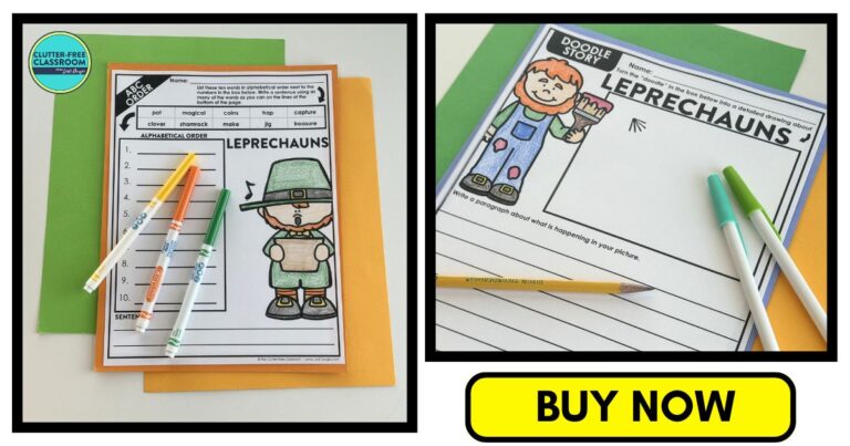 Leprechaun Worksheets for Elementary Students in 2026 - Teaching with ...