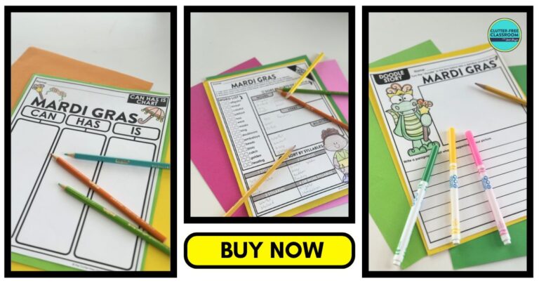Mardi Gras Worksheets for Elementary Students in 2026 - Teaching with ...