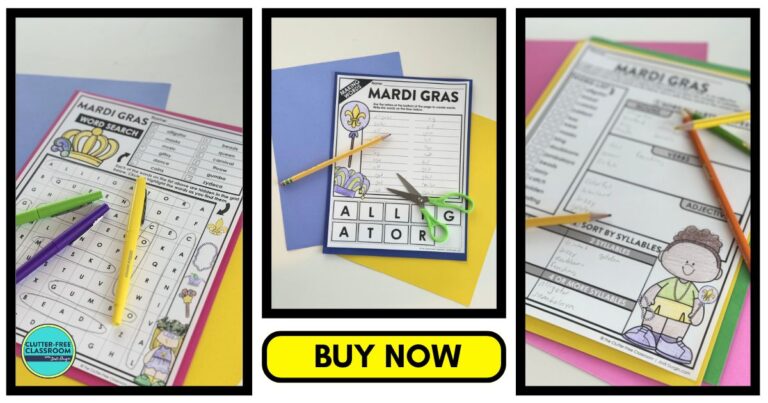 Mardi Gras Worksheets for Elementary Students in 2026 - Teaching with ...