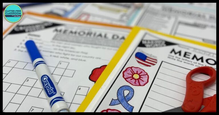 Memorial Day Worksheets for Elementary Students in 2026 - Teaching with ...