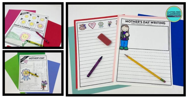 Mother's Day Worksheets for Elementary Students in 2025 - Teaching with ...