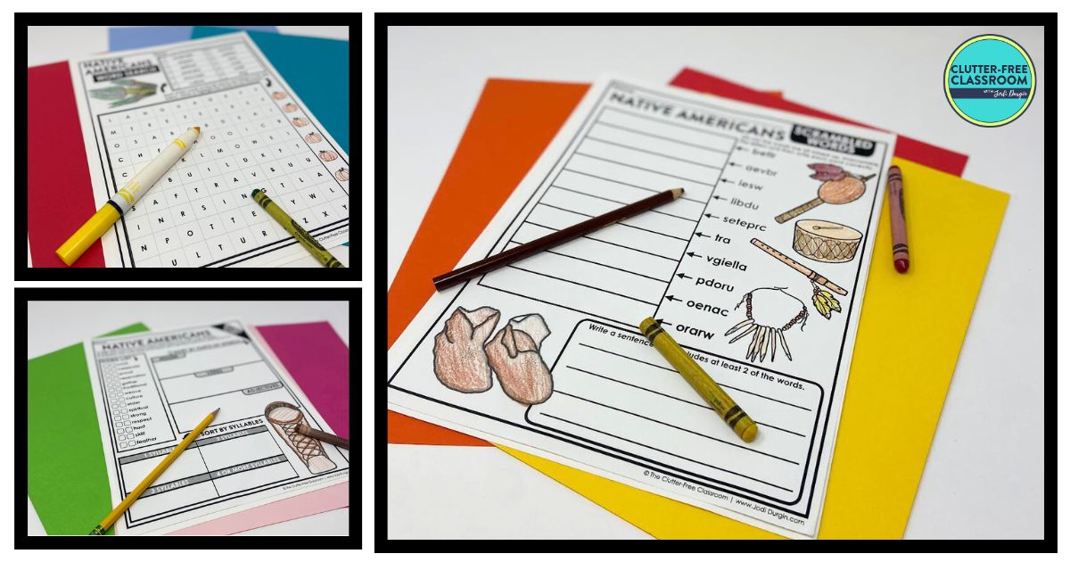 Native Americans Worksheets for Elementary Students in 2025 - Teaching ...