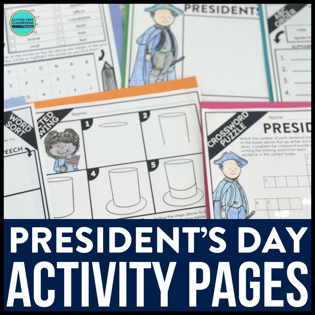 Presidents Day Worksheets for Elementary Students in 2025 - Teaching ...