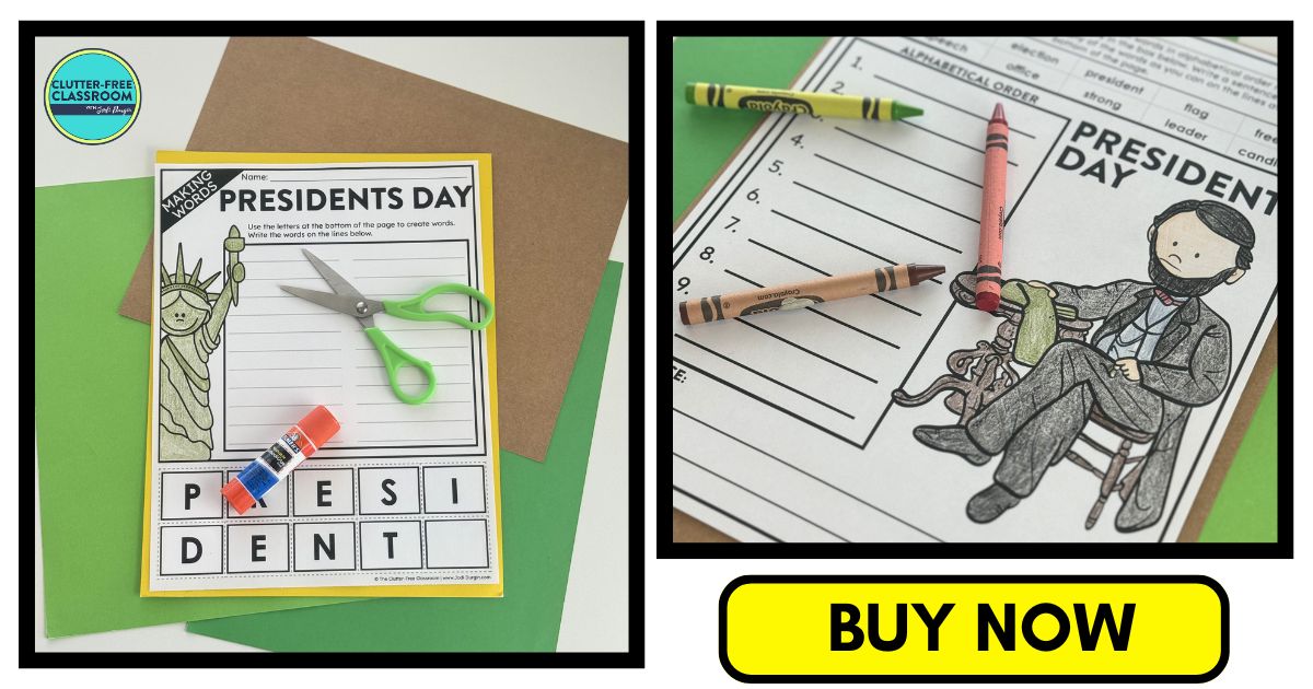 Presidents Day Worksheets for Elementary Students in 2025 - Teaching ...