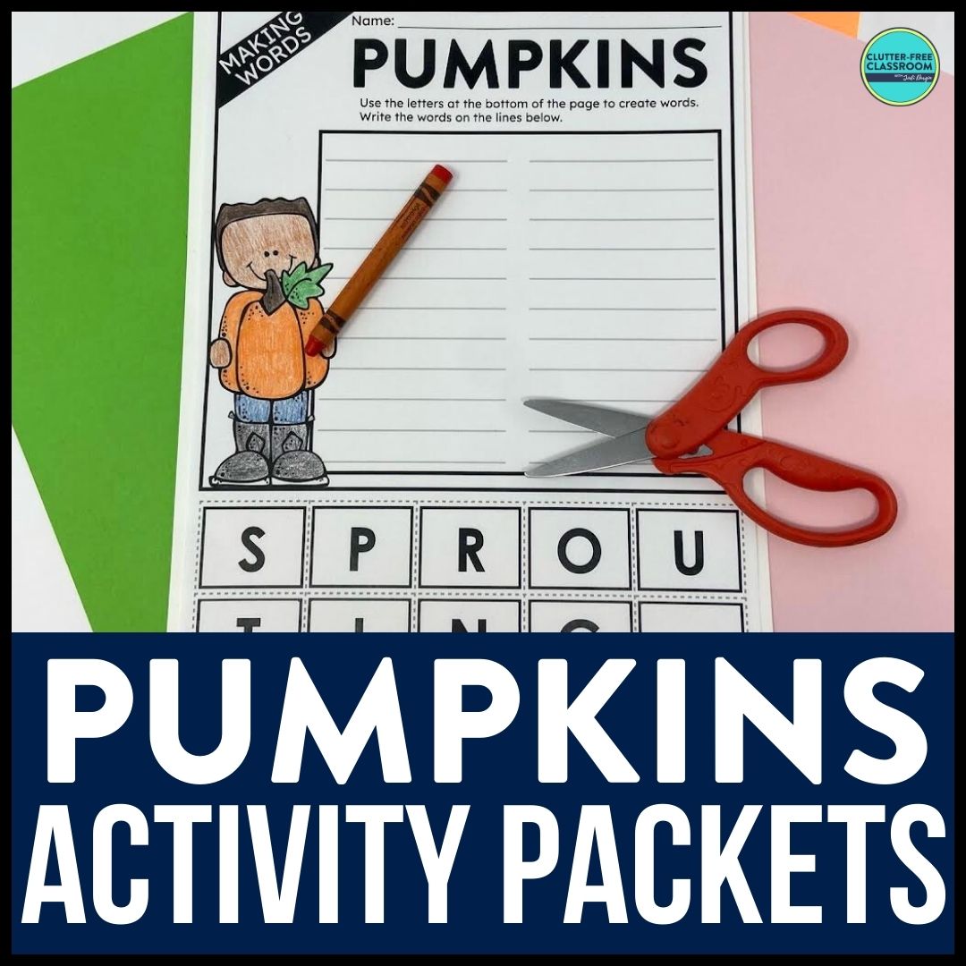 Pumpkin Worksheets for Elementary Students in 2024 - Teaching with Jodi ...