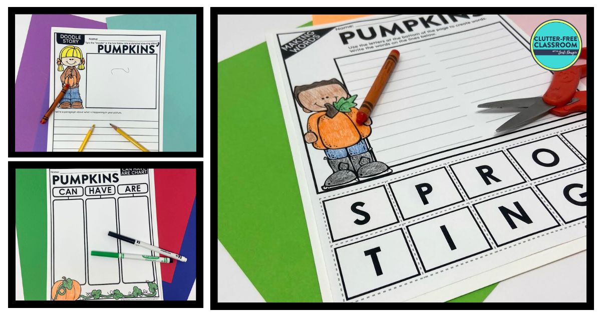 Pumpkin Worksheets for Elementary Students in 2025 - Teaching with Jodi ...
