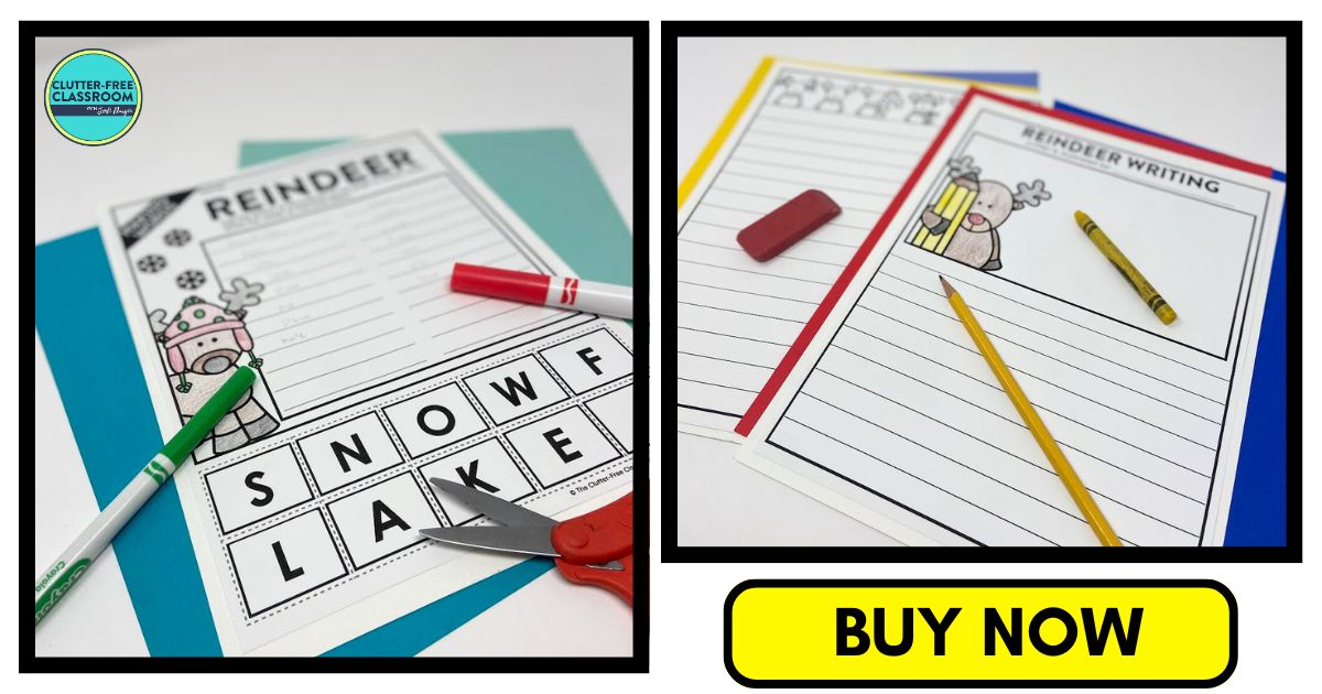 Reindeer Worksheets for Elementary Students in 2025 - Teaching with ...