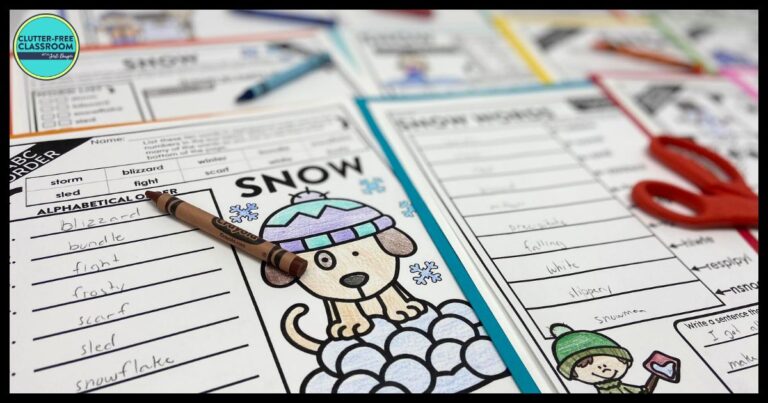 Snow Worksheets for Elementary Students in 2026 - Teaching with Jodi ...
