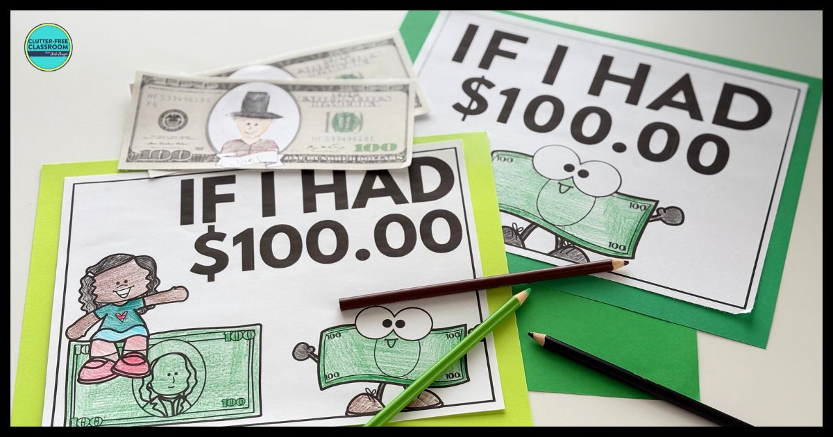 100th Day of School Activity for Elementary Students - Teaching with ...