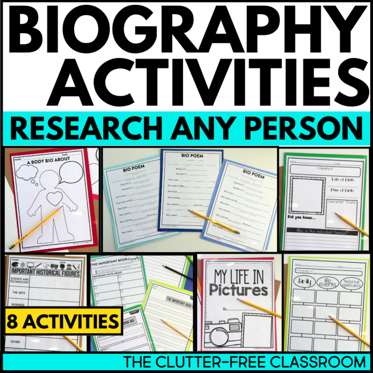 Teaching Biographies To Elementary Students (Grades 1-5) in 2025 ...