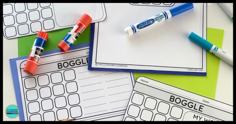 Classroom BOGGLE Display Activities for Early Finishers in 2025 ...