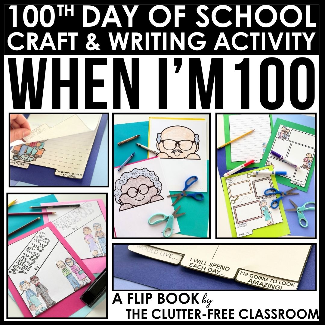 If I Was 100 Years Old Activity for Elementary Students - Teaching with ...