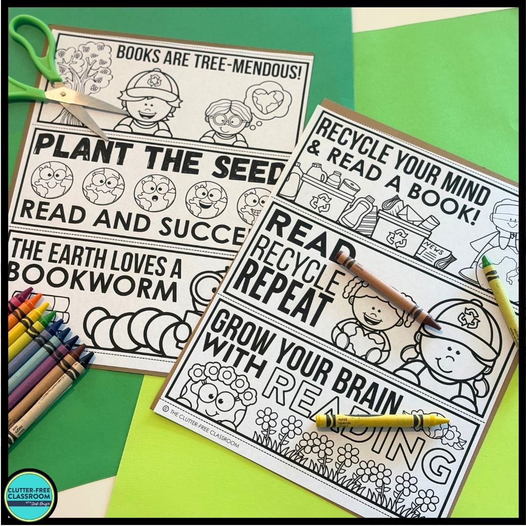 Earth Day Bookmarks for Elementary Students in 2026 - Teaching with ...